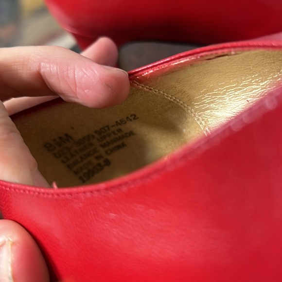 Vintage | Shoes | Vintage Red Heels Womens 85 Retro 8s | Poshmark